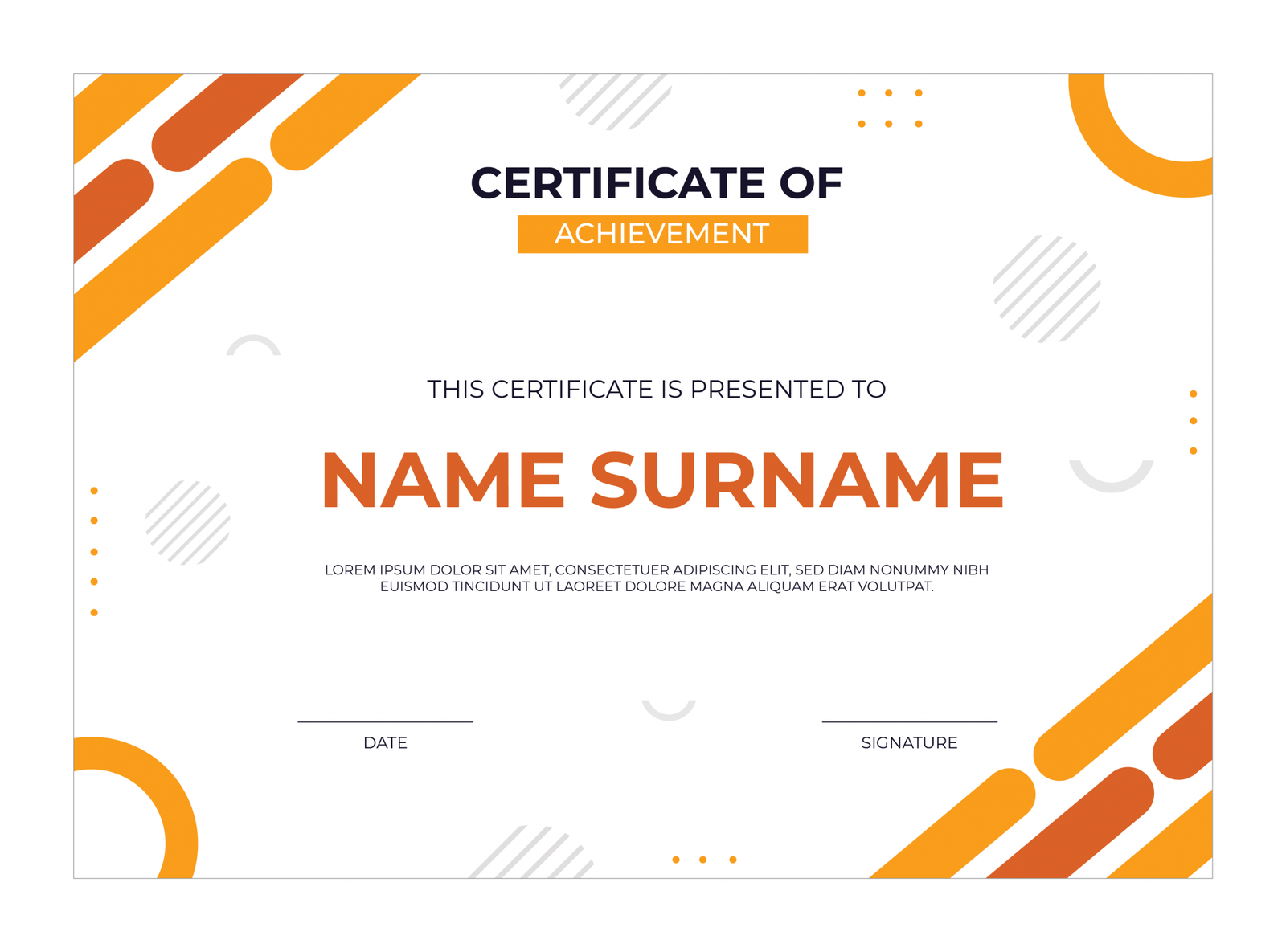 Template Certificate - โรงพิมพ์ Thai Printing Center